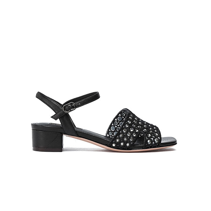 Alicen | Luxury Embellished Mini Sandal | Nicoli Shoes