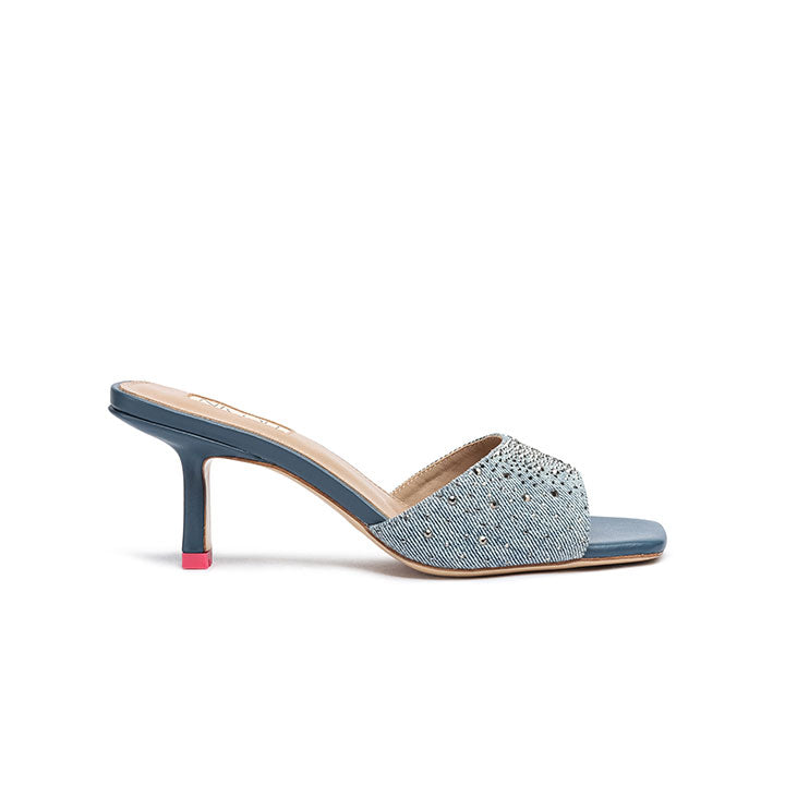 Enzol | Women's Luxury Embellished Mule | Nicoli Shoes